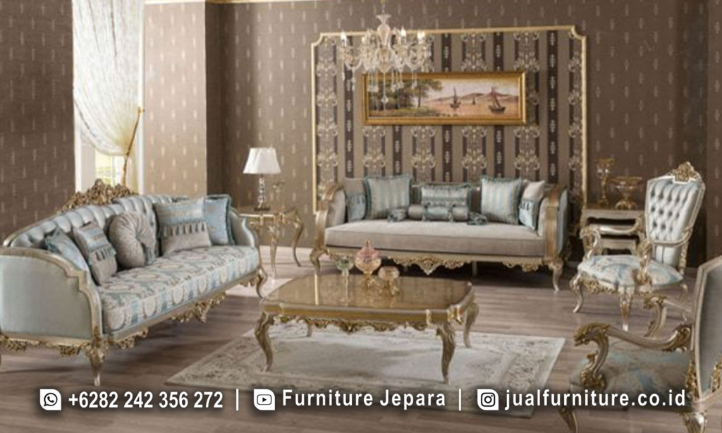 Set Sofa Ruang Tamu Klasik Mewah untuk Ruangan Berkelas - Sofa tamu ...